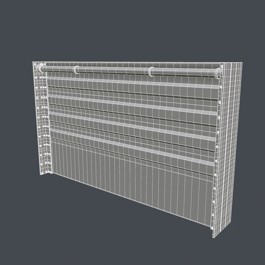 3d Model Metal Wall Element