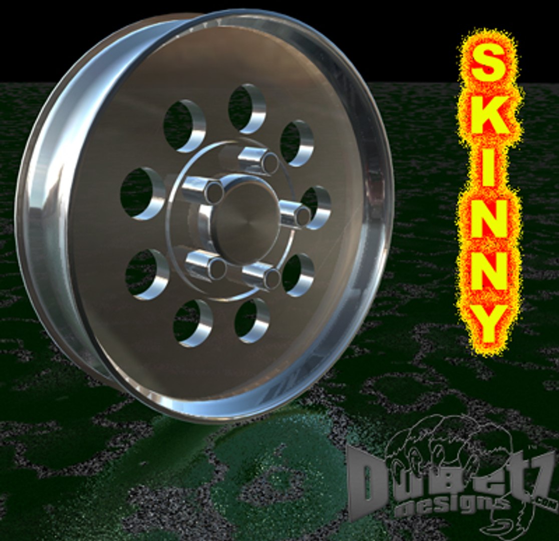 Drag Pack Wheel Cragar Street 3d Model