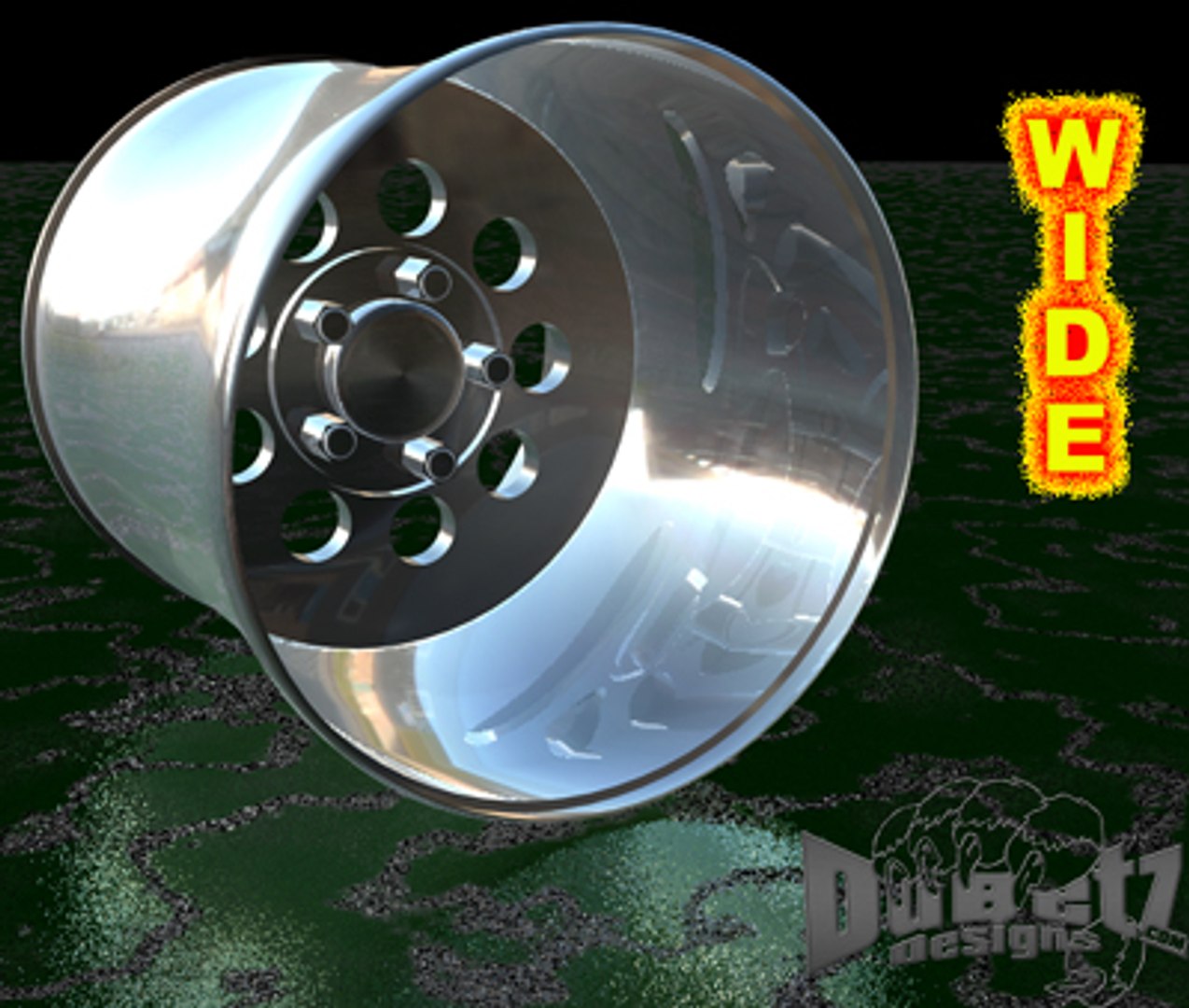 Drag Pack Wheel Cragar Street 3d Model
