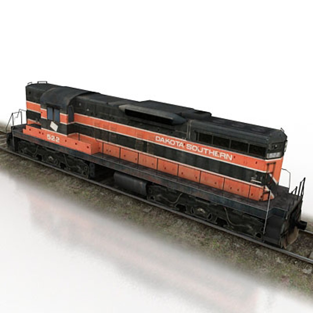3d Model Emd Sd7
