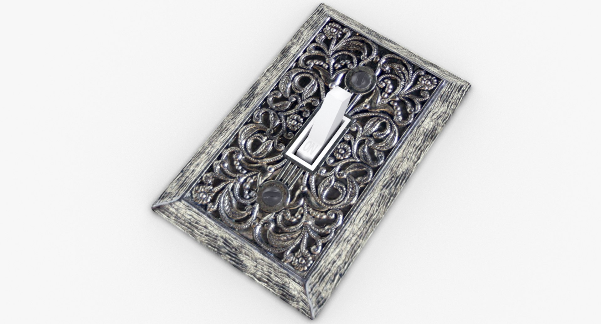 3D Ornate Light Switch Model - TurboSquid 1227107