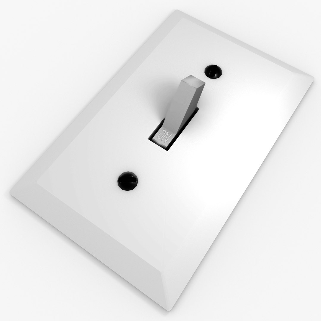 3D Ornate Light Switch Model - TurboSquid 1227107