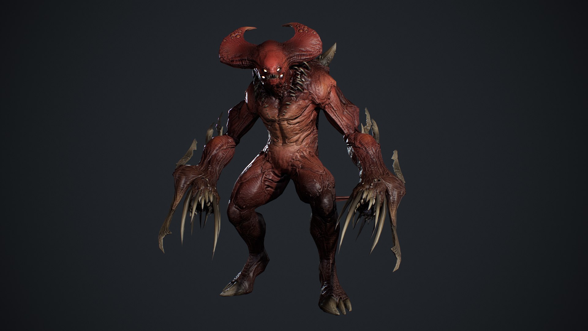 3D Demon Character 7 model - TurboSquid 2129330