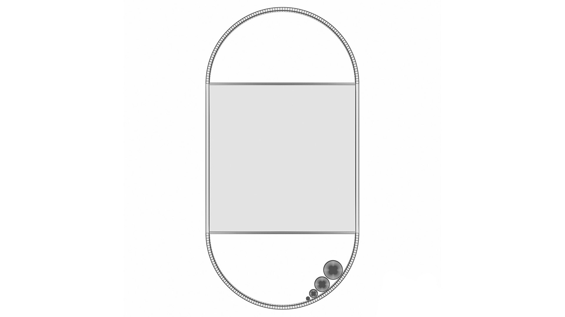 3D Model Mirror GZ-M1007 - TurboSquid 2211741