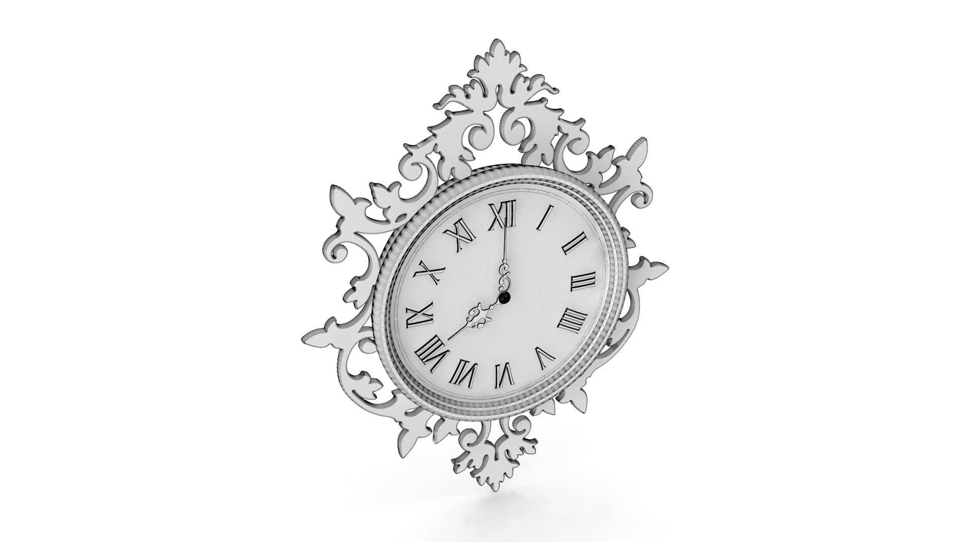 Wall Clock 3D Model - TurboSquid 2167919