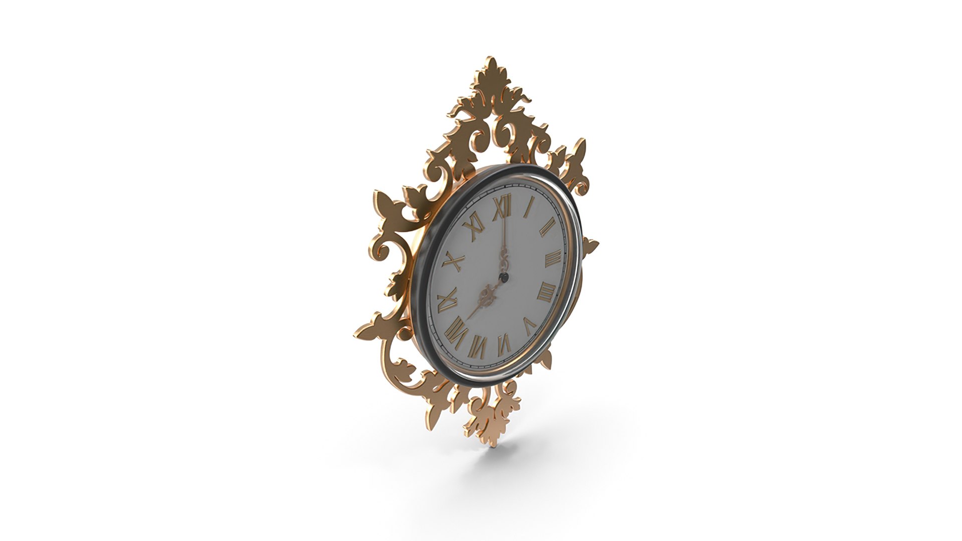 Wall Clock 3D Model - TurboSquid 2167919