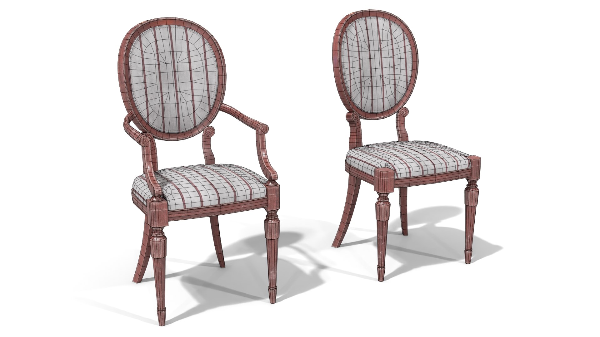 3D Old Classic Chair Model - TurboSquid 1738283