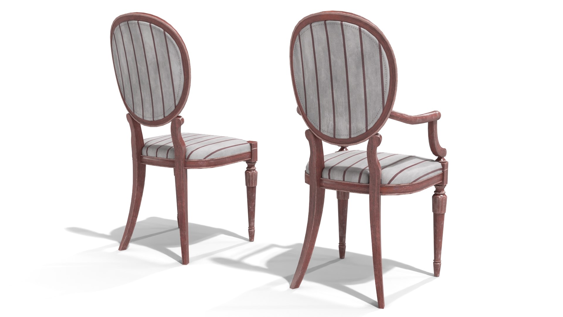 3D Old Classic Chair Model - TurboSquid 1738283