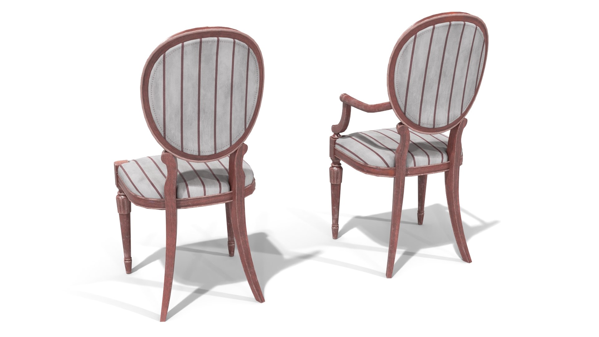 3D Old Classic Chair Model - TurboSquid 1738283