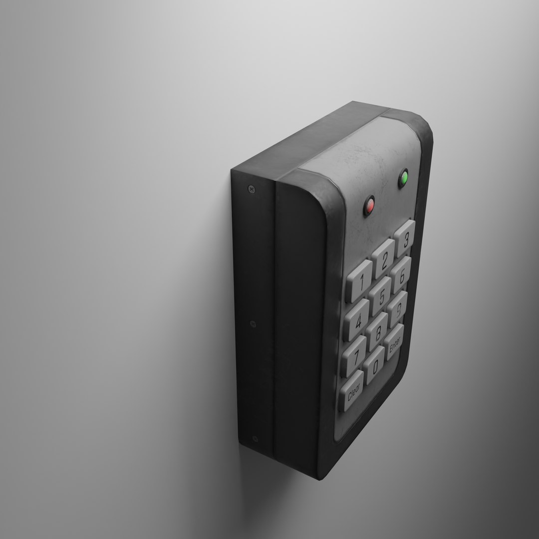 Security Panel 3D model - TurboSquid 1818568
