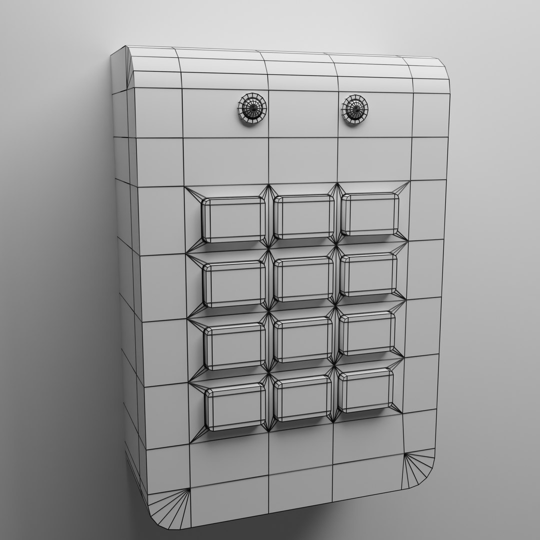 Security Panel 3D model - TurboSquid 1818568