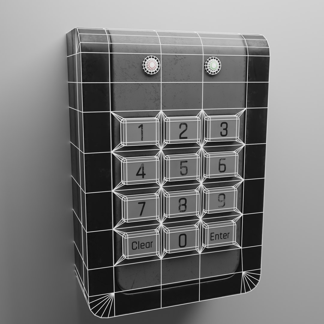 Security Panel 3D model - TurboSquid 1818568