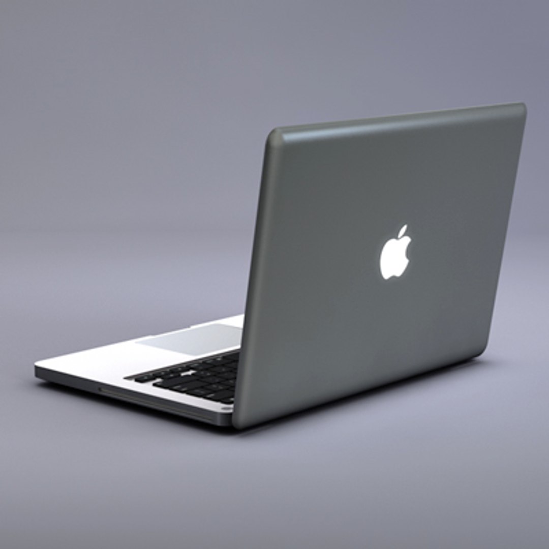 3d Apple Unibody Macbook Laptop Computer