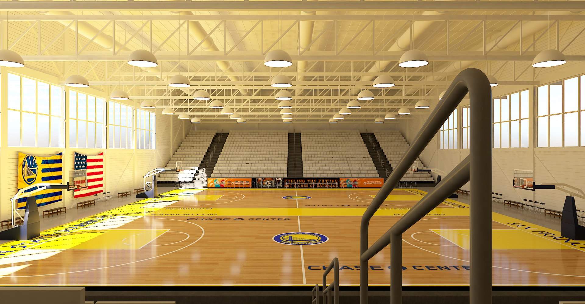 3D Basketball Training Court Model - TurboSquid 1717710