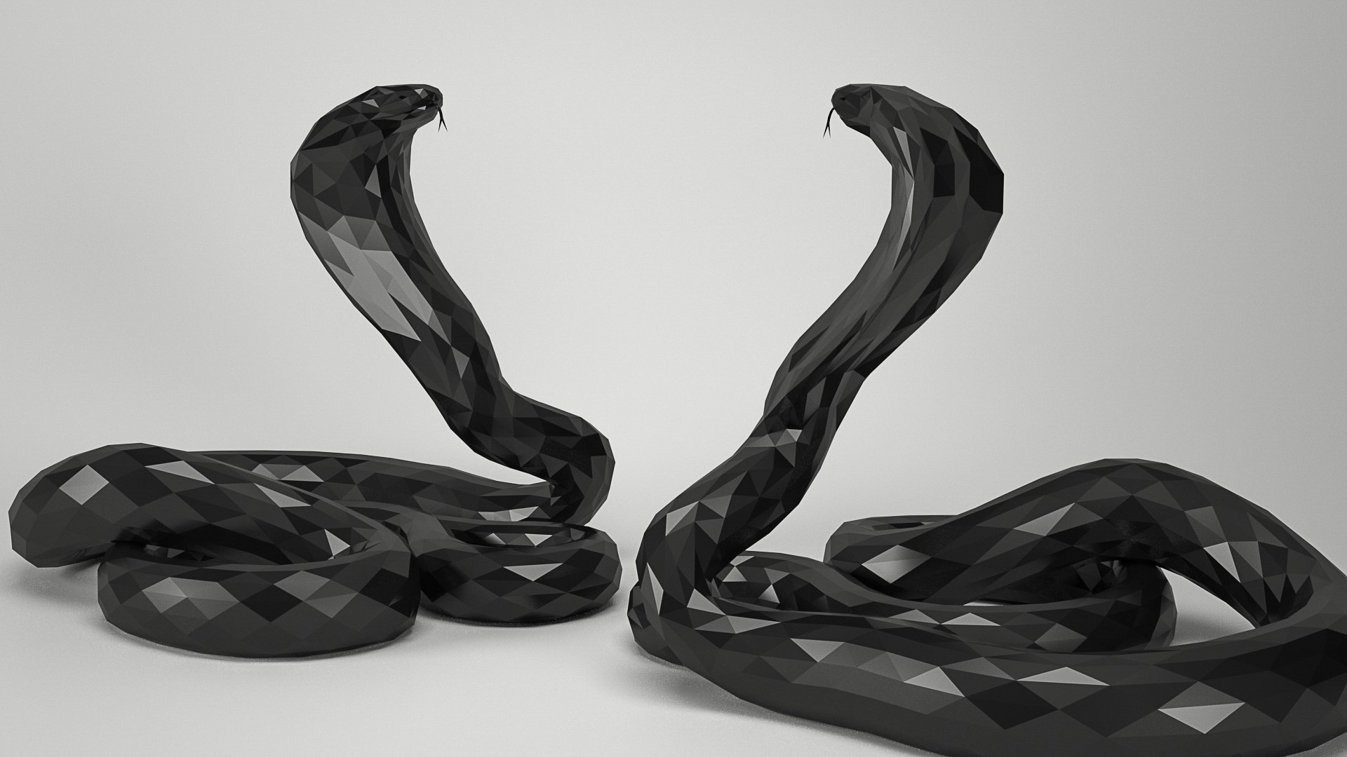 Snake Cobra Low-poly Low-poly 3D Model 3D Model - TurboSquid 1785595