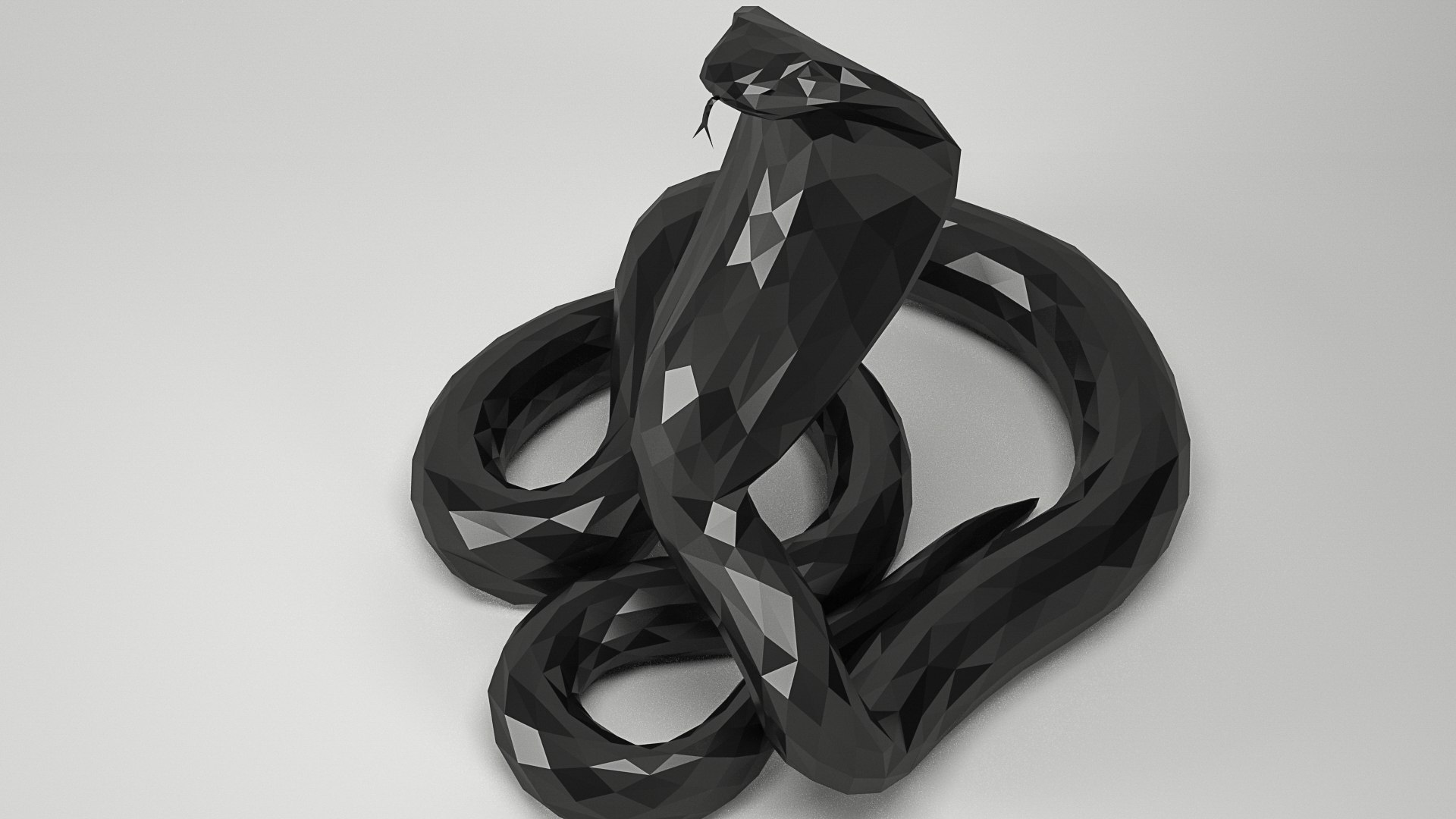 Snake Cobra Low-poly Low-poly 3D Model 3D Model - TurboSquid 1785595