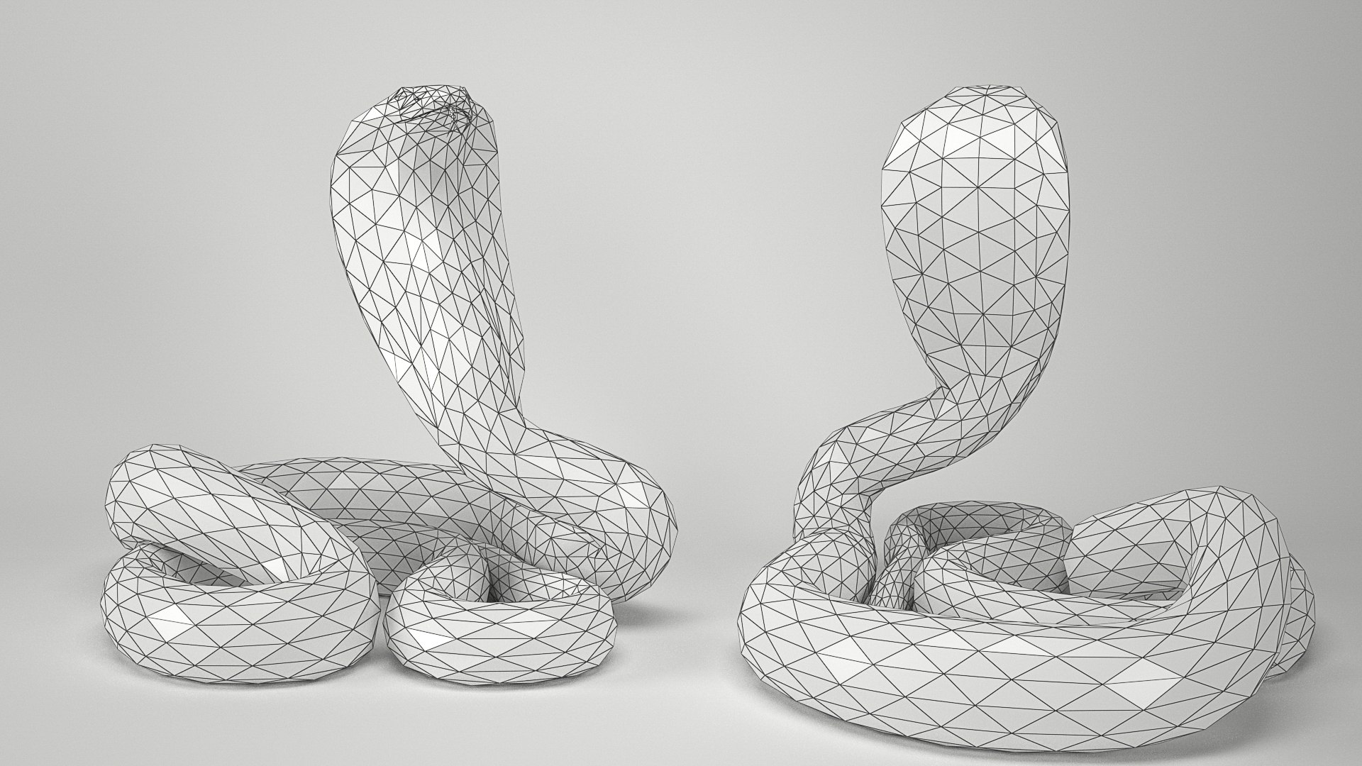 Snake Cobra Low-poly Low-poly 3D Model 3D Model - TurboSquid 1785595