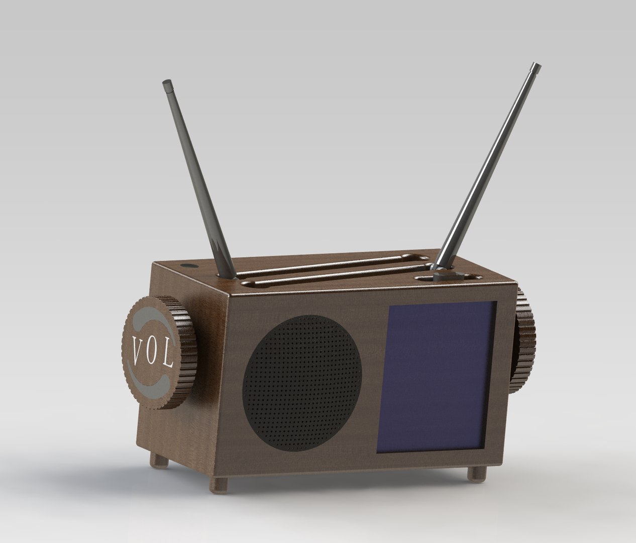Radio Retro Antennas 3D Model - TurboSquid 1383550