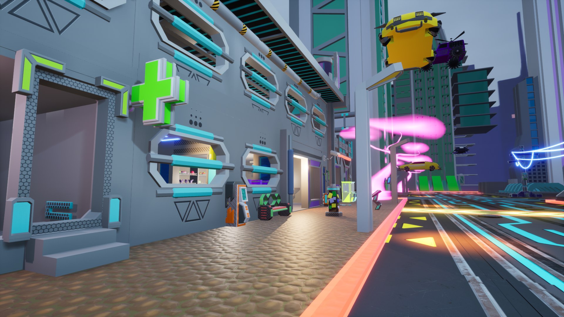 Sci-Fi Futurustic Environment Pack 3D Model - TurboSquid 2323771