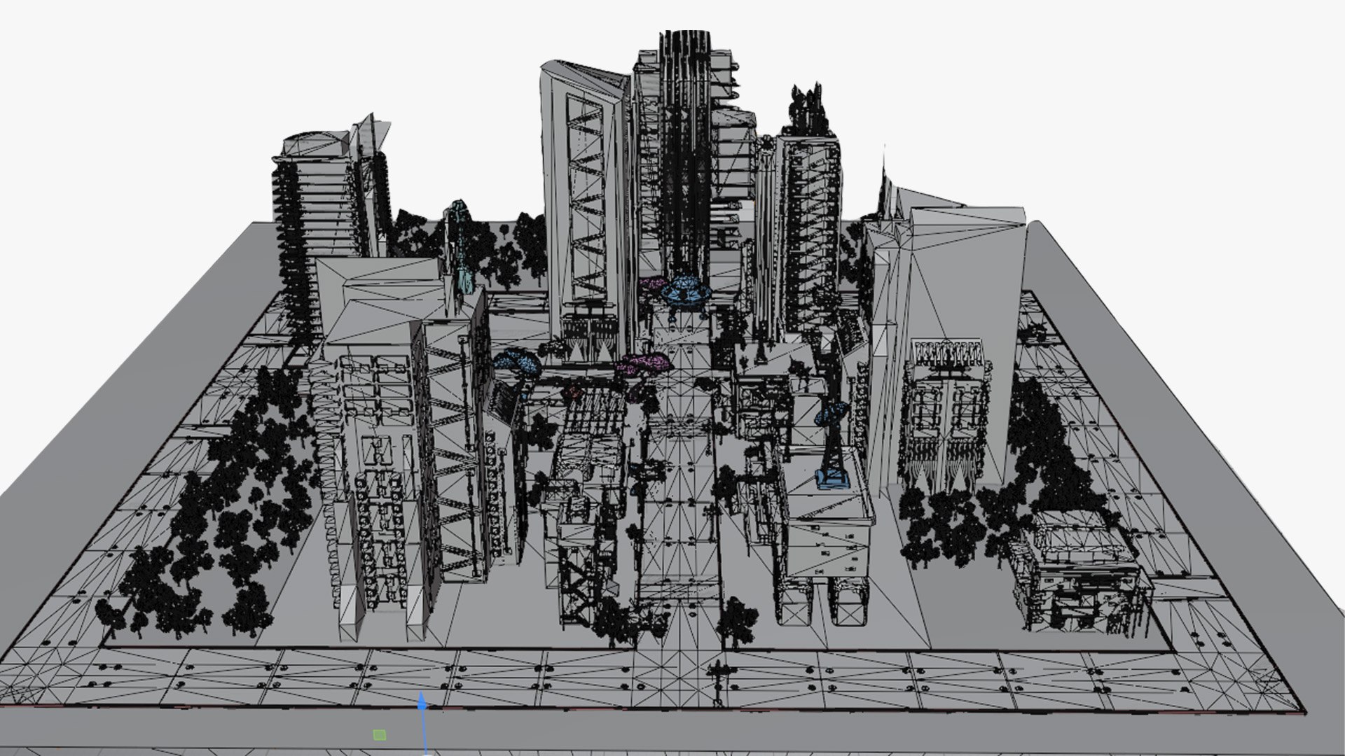 Sci-Fi Futurustic Environment Pack 3D Model - TurboSquid 2323771