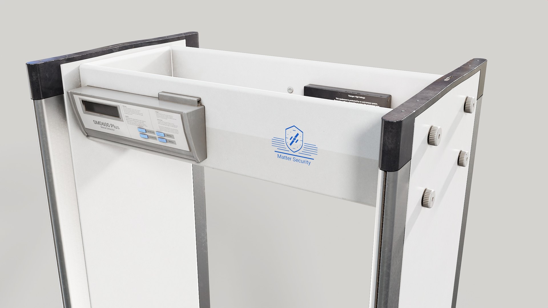 3D Model Security Metal Detector - PBR Game Ready - TurboSquid 2135051