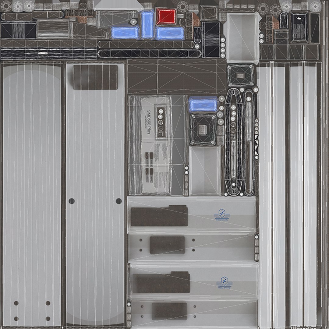 3D Model Security Metal Detector - PBR Game Ready - TurboSquid 2135051