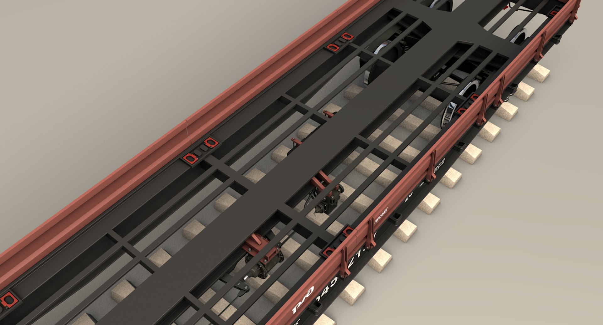 Flat Car 3D Model - TurboSquid 1384517