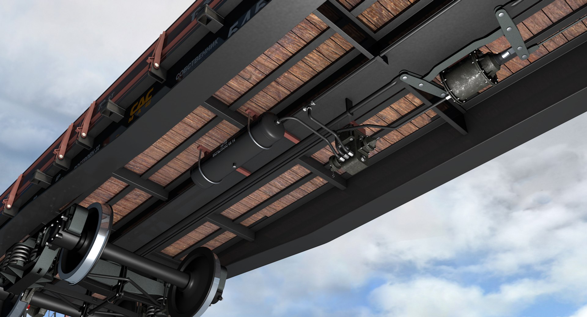 Flat Car 3D Model - TurboSquid 1384517