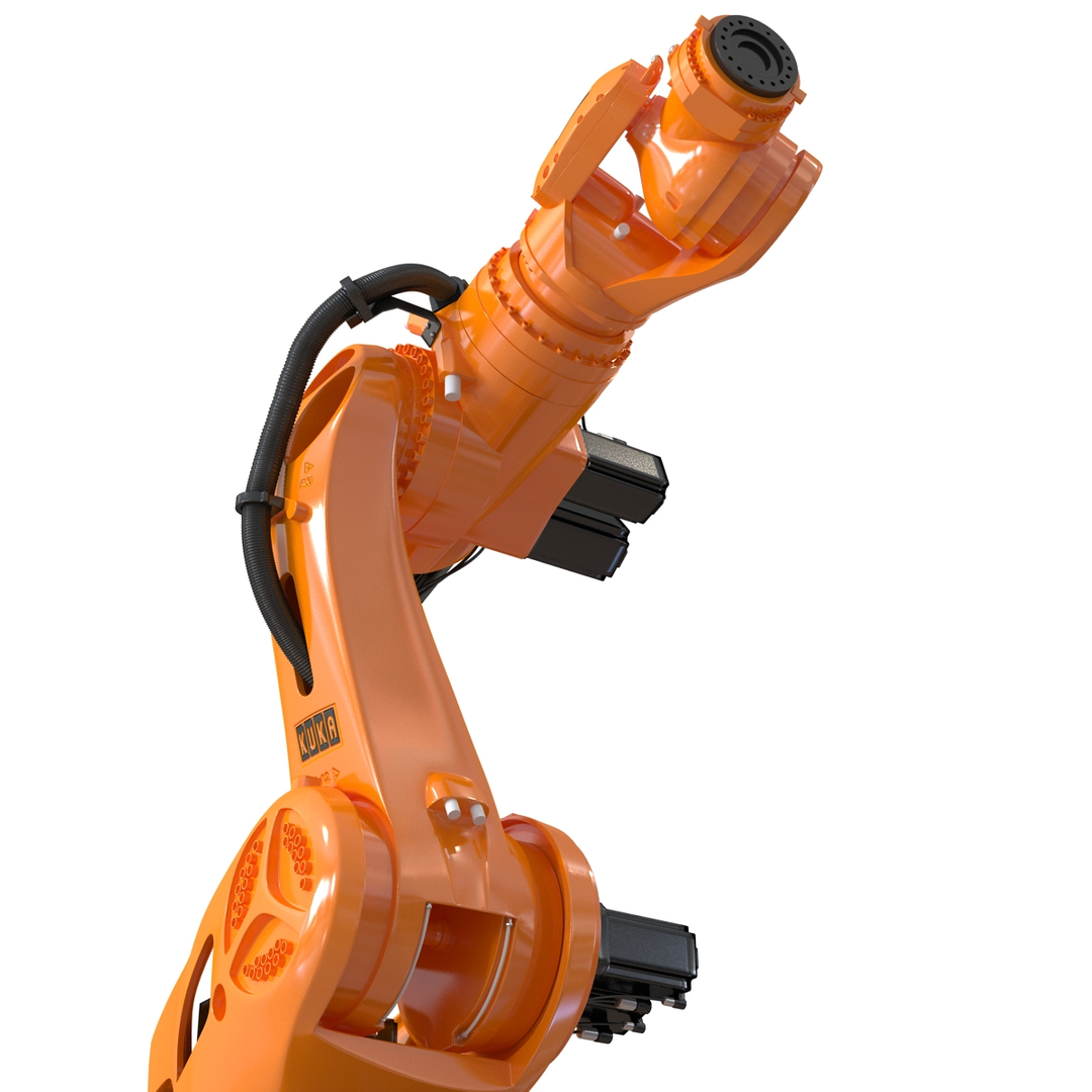 kuka robot titan rigged 3d model