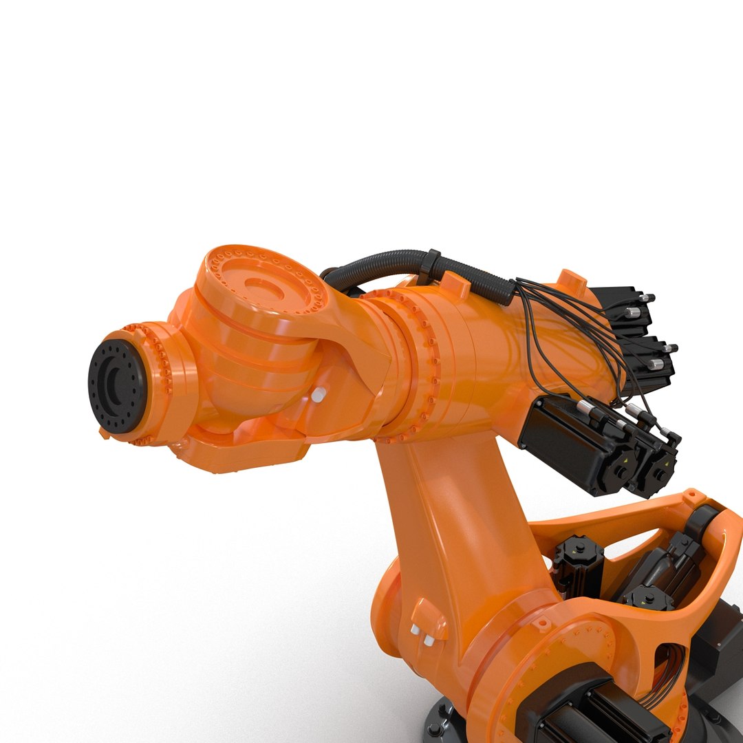 kuka robot titan rigged 3d model