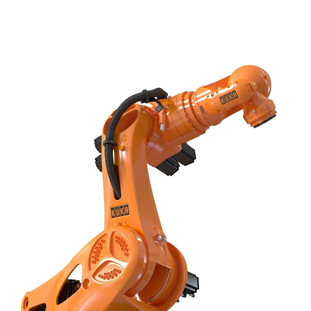 kuka robot titan rigged 3d model
