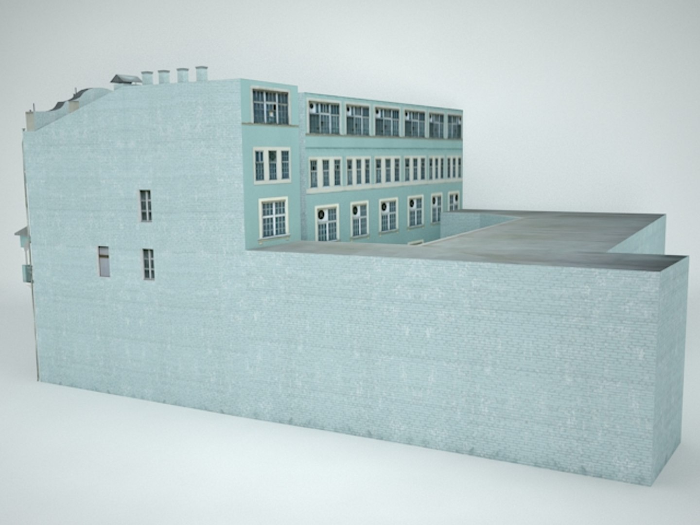3d Moscow Building Model