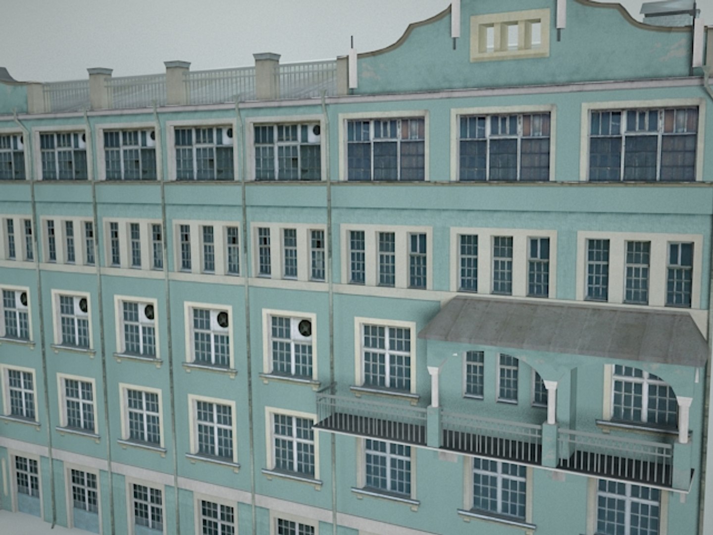 3d Moscow Building Model