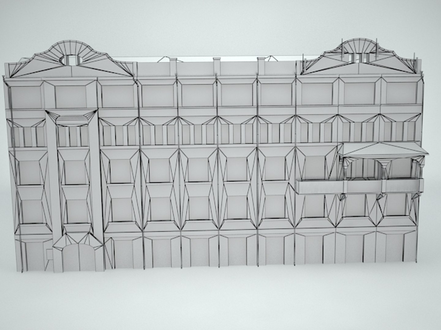3d Moscow Building Model
