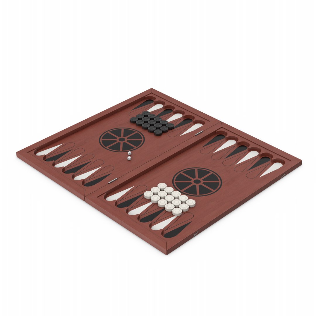 Backgammon Board Game 3D Model - TurboSquid 2127050