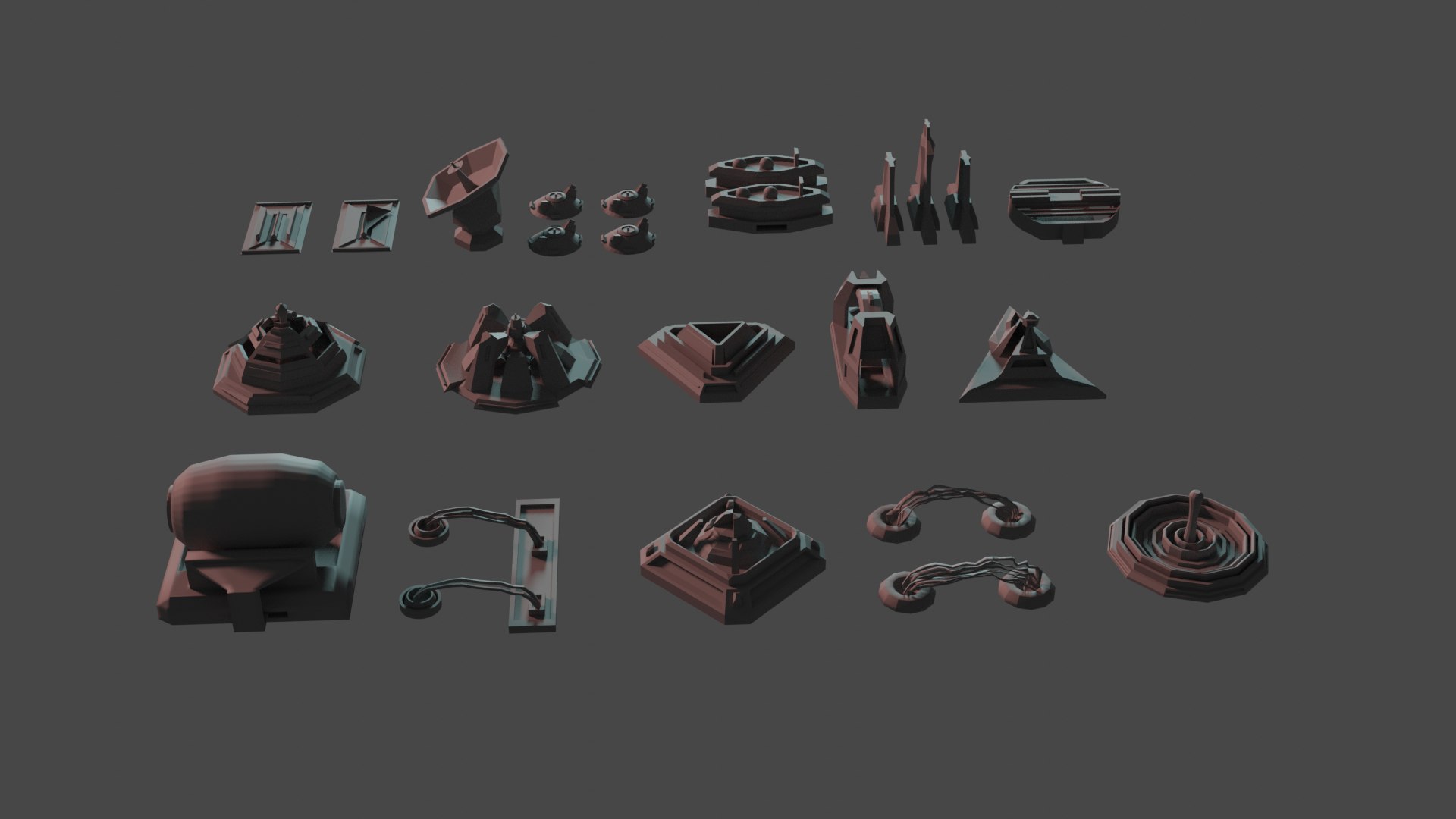 3D 31 Scifi Greebles - TurboSquid 1475037