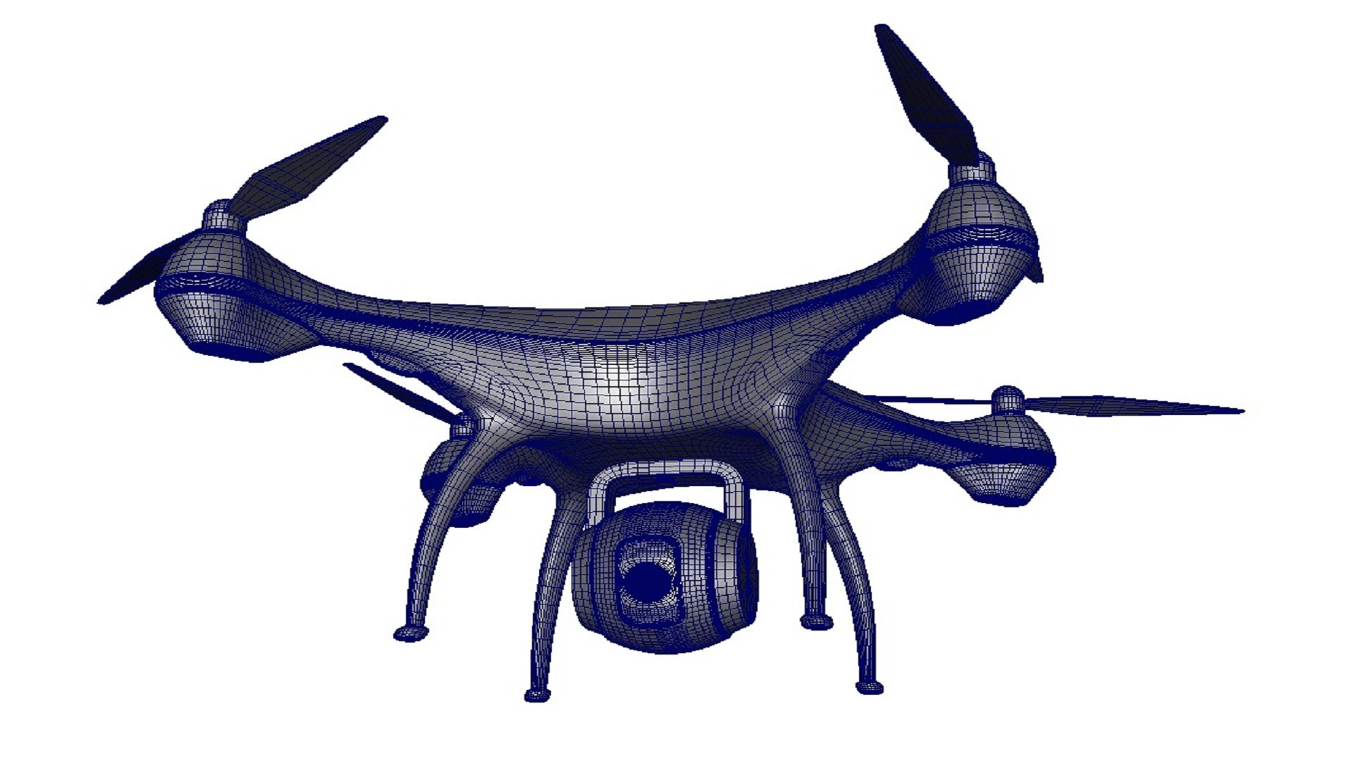 3D Quadcopter Drone model - TurboSquid 2100941