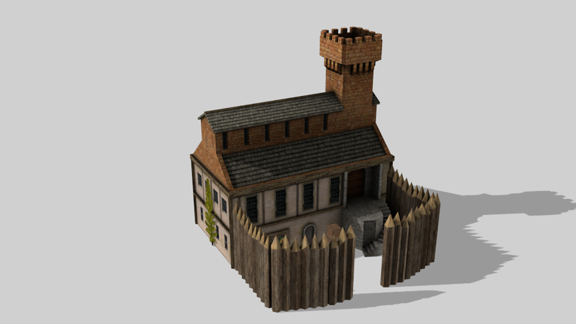 Barracks Medieval 3D Model - TurboSquid 1321963