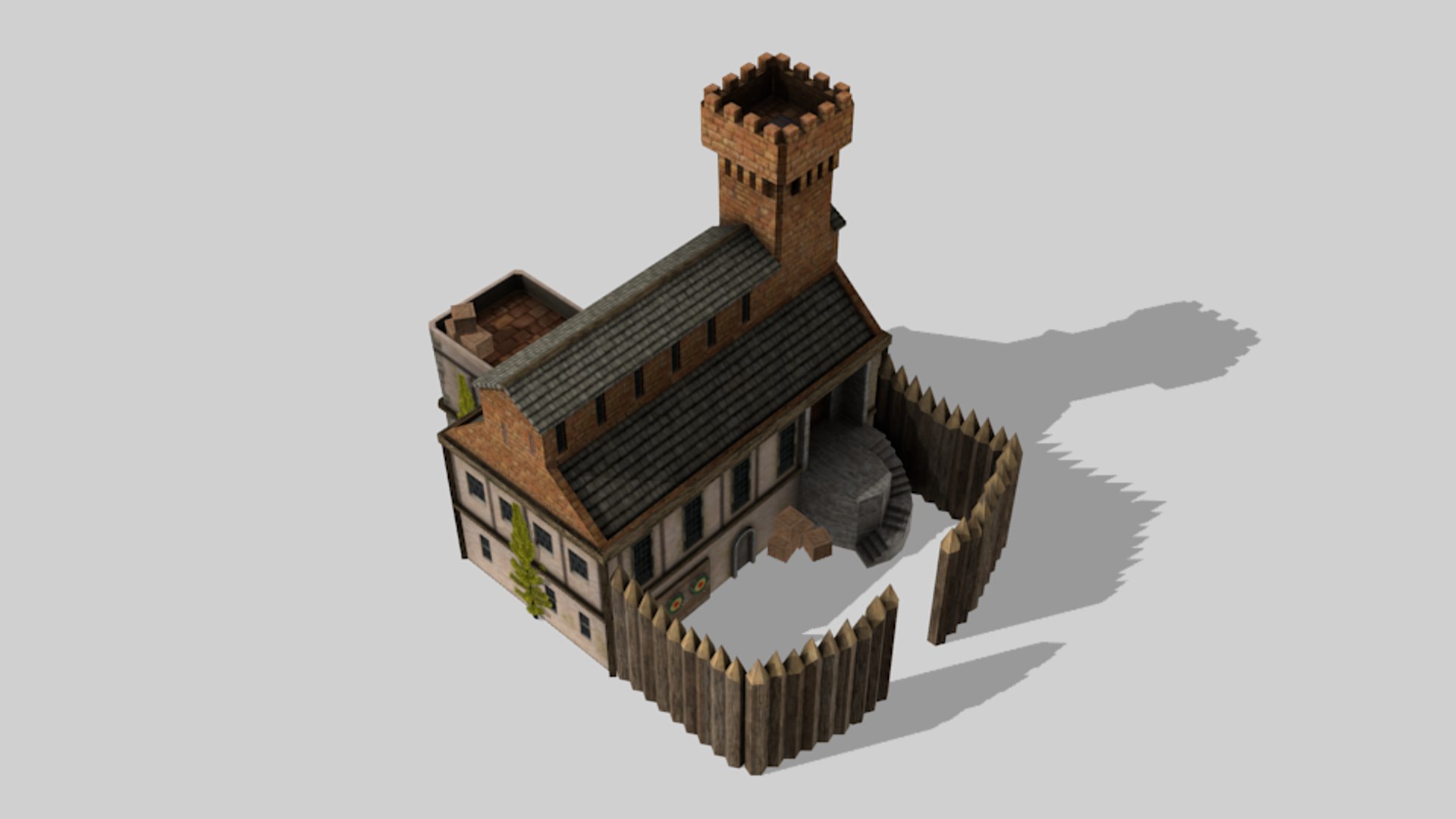 Barracks Medieval 3D Model - TurboSquid 1321963