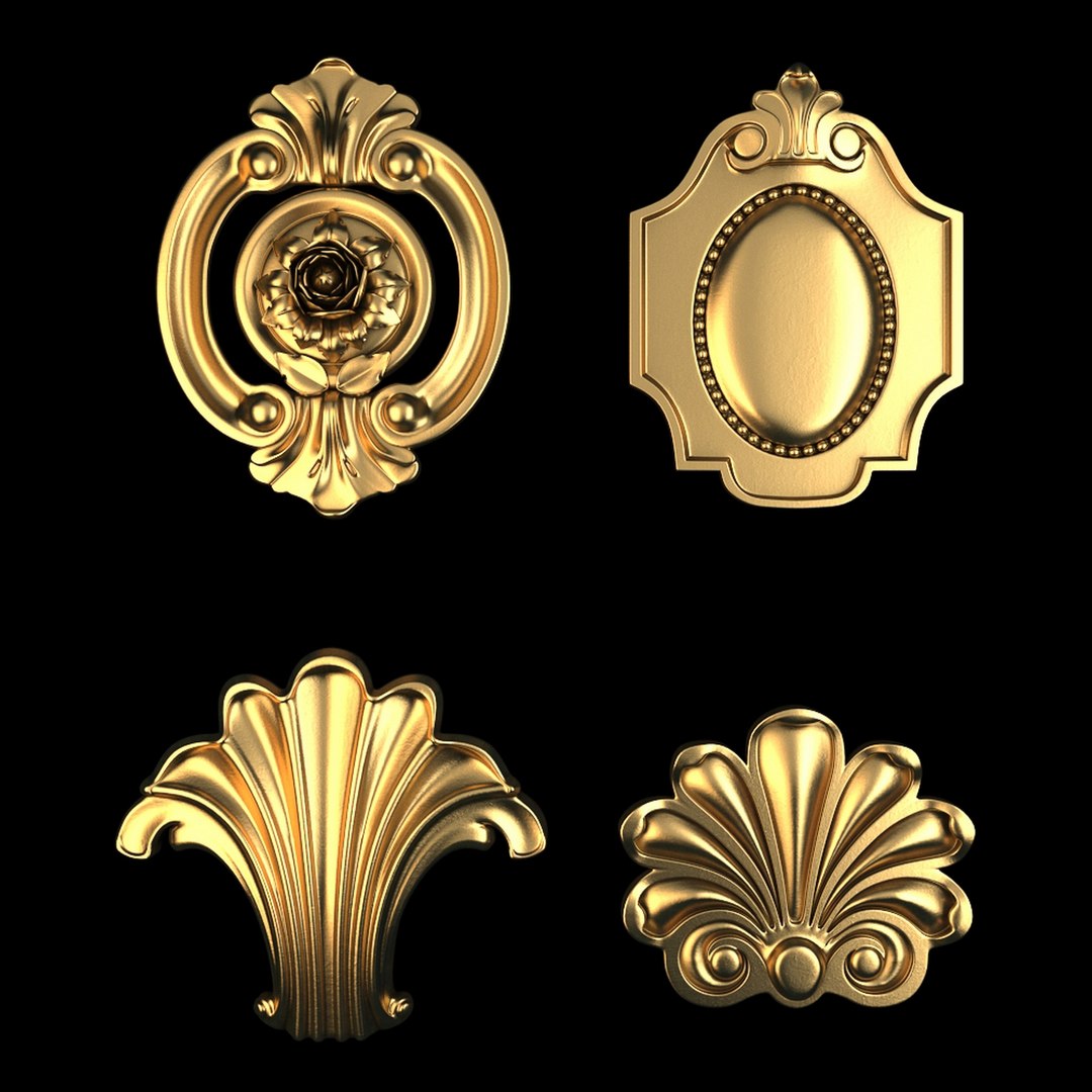 3D model Ornaments - Pack 01 - TurboSquid 1923465
