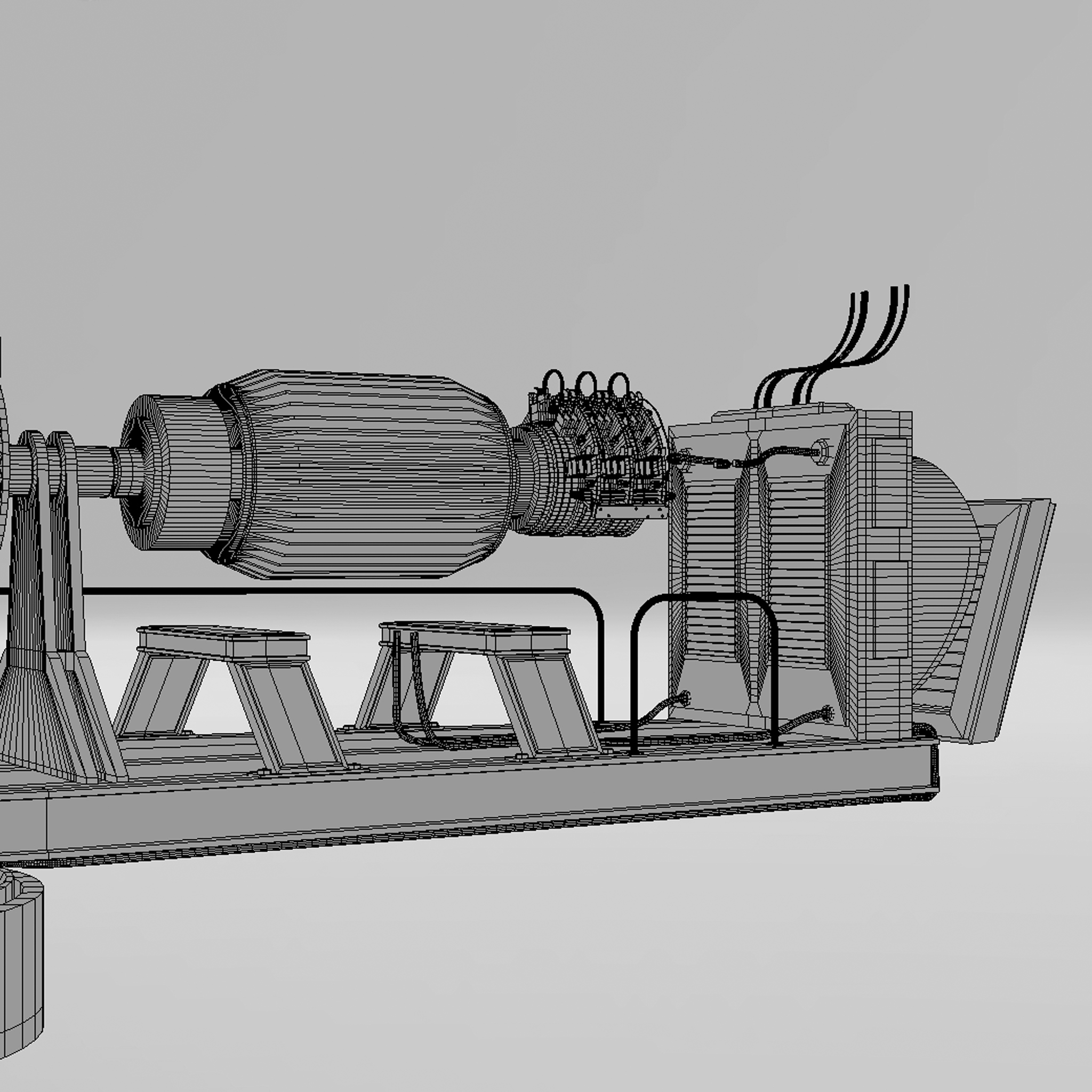 3d wind turbine model