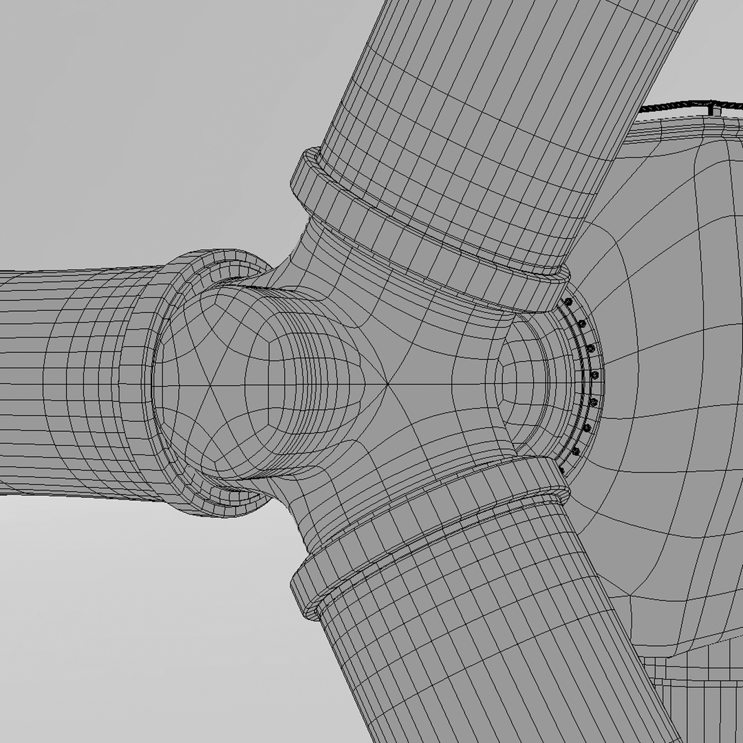 3d wind turbine model