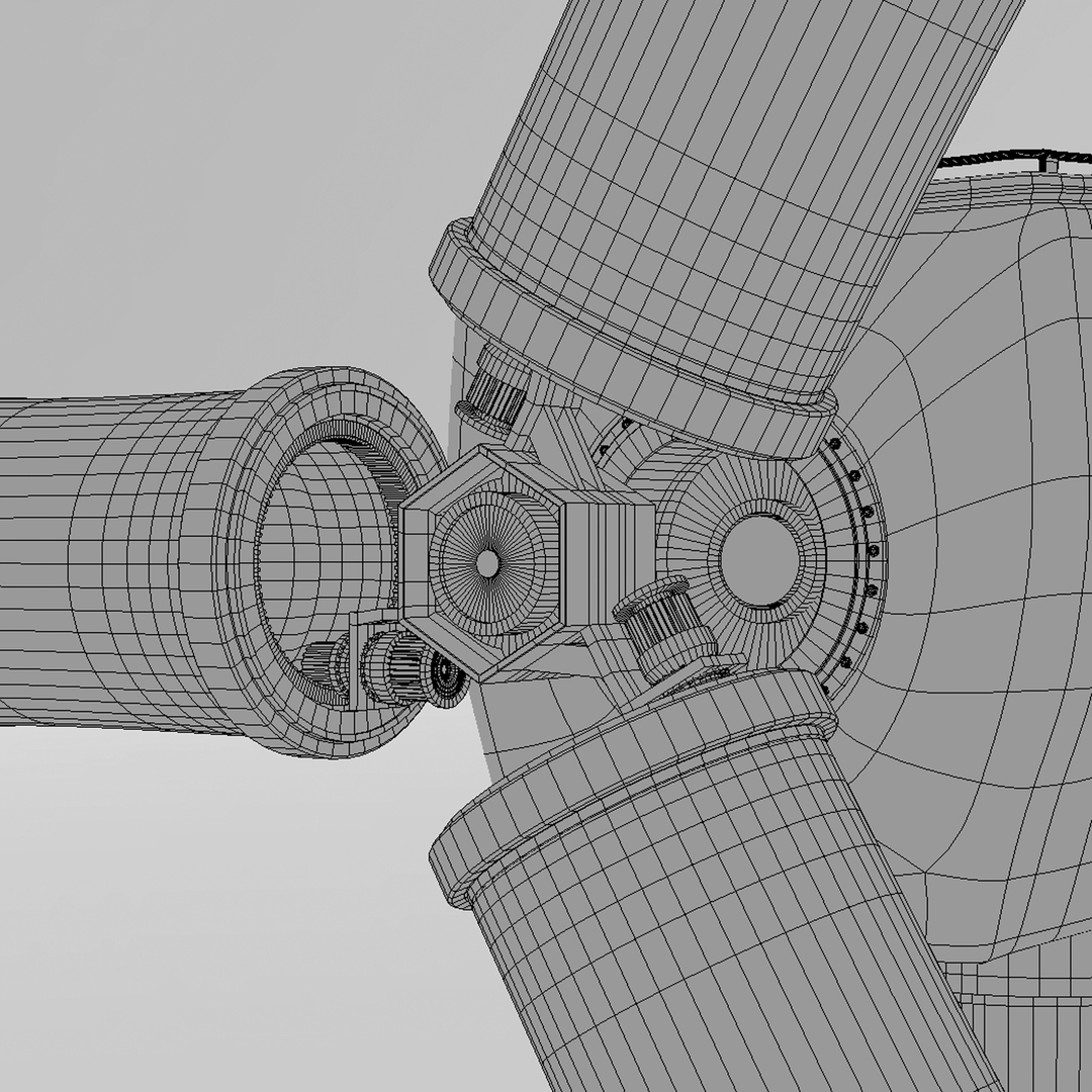 3d wind turbine model