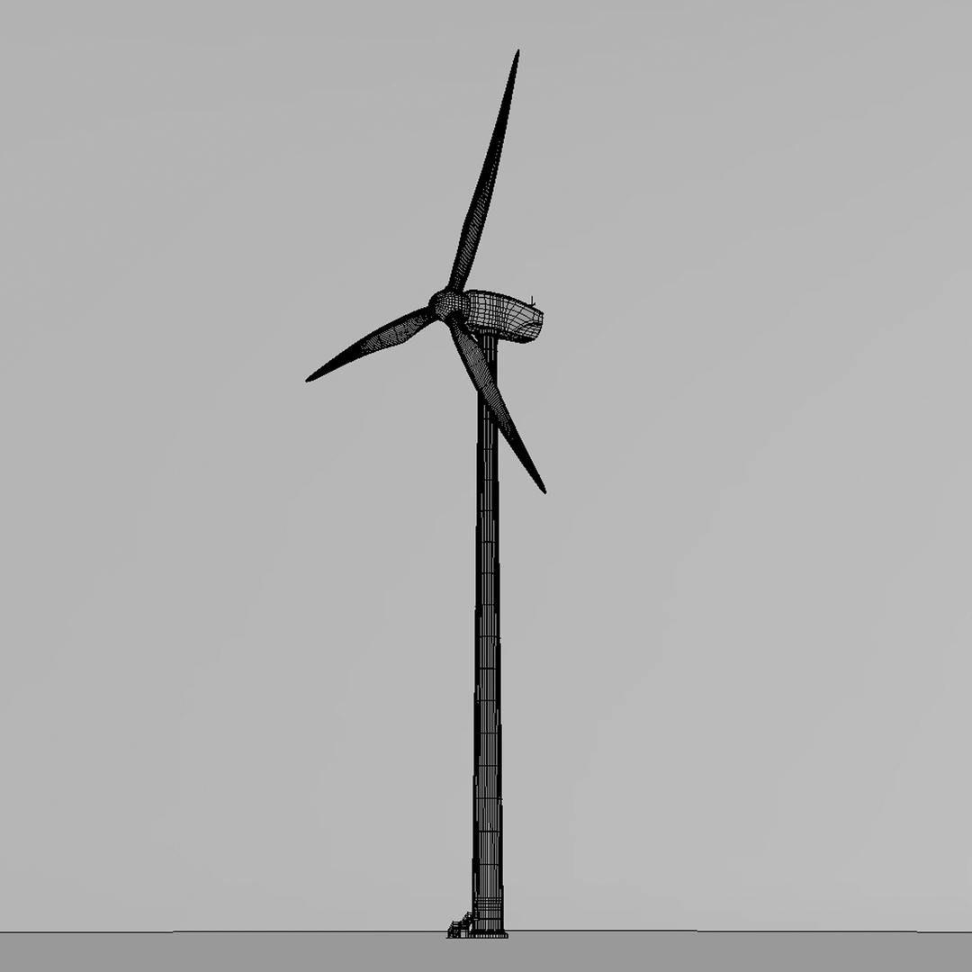 3d wind turbine model