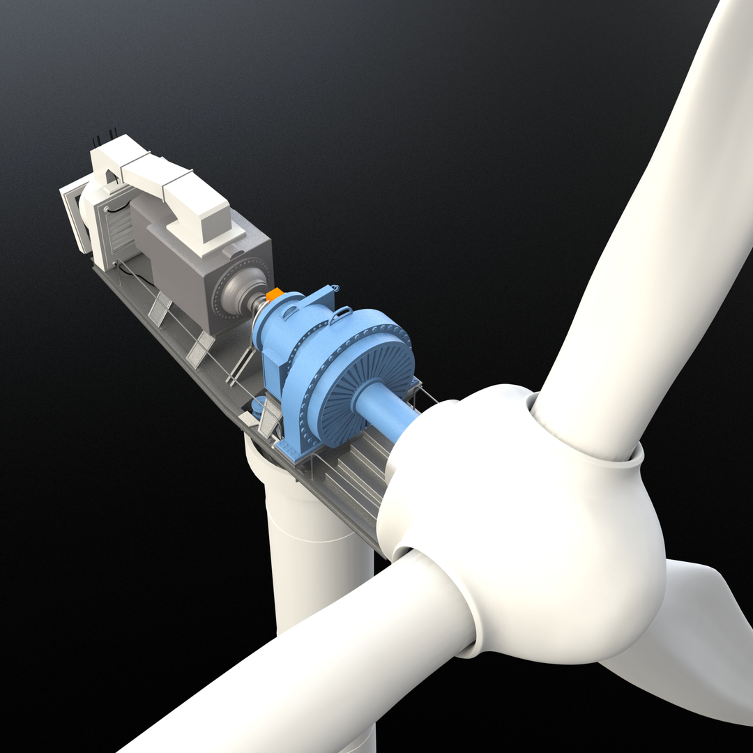 3d wind turbine model