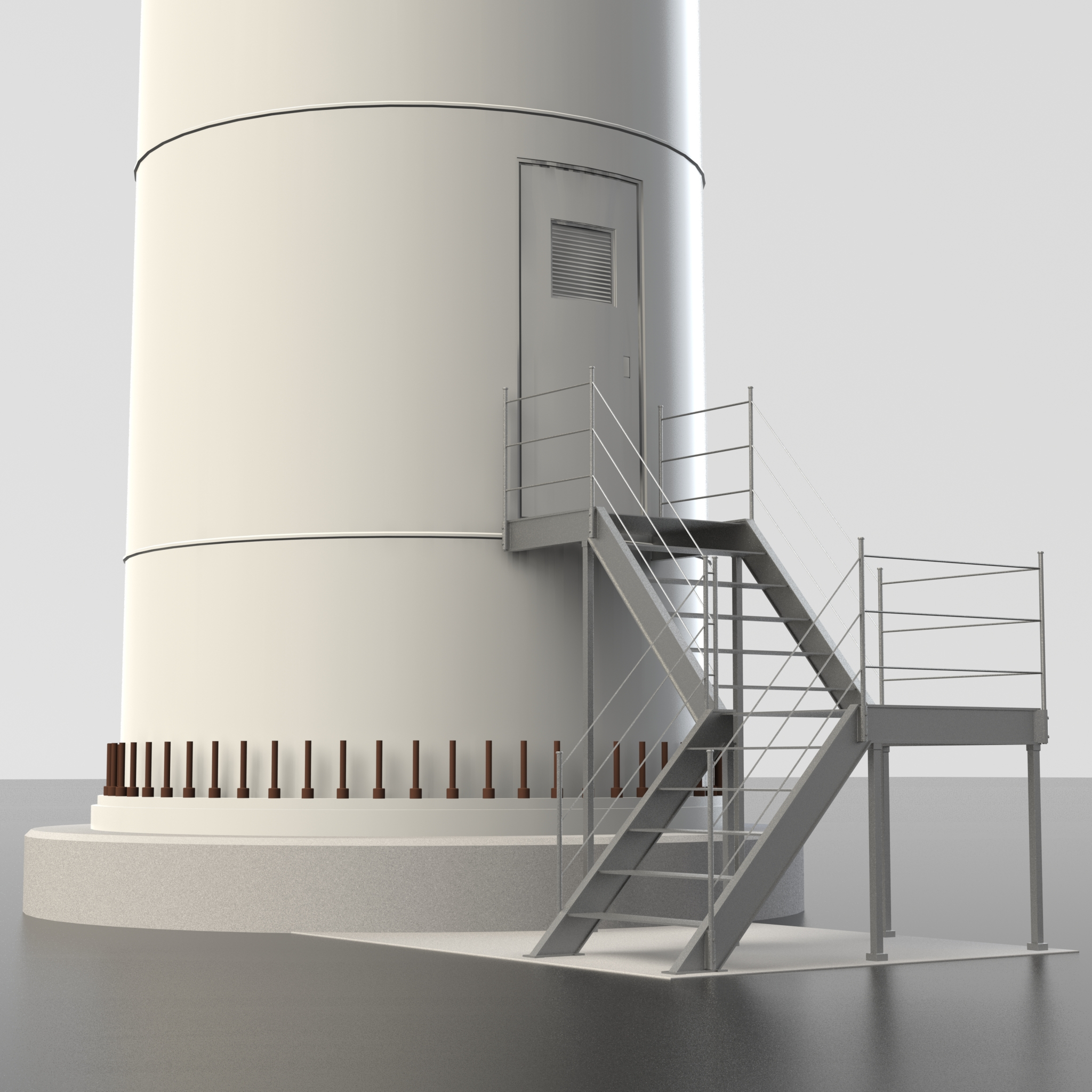 3d wind turbine model