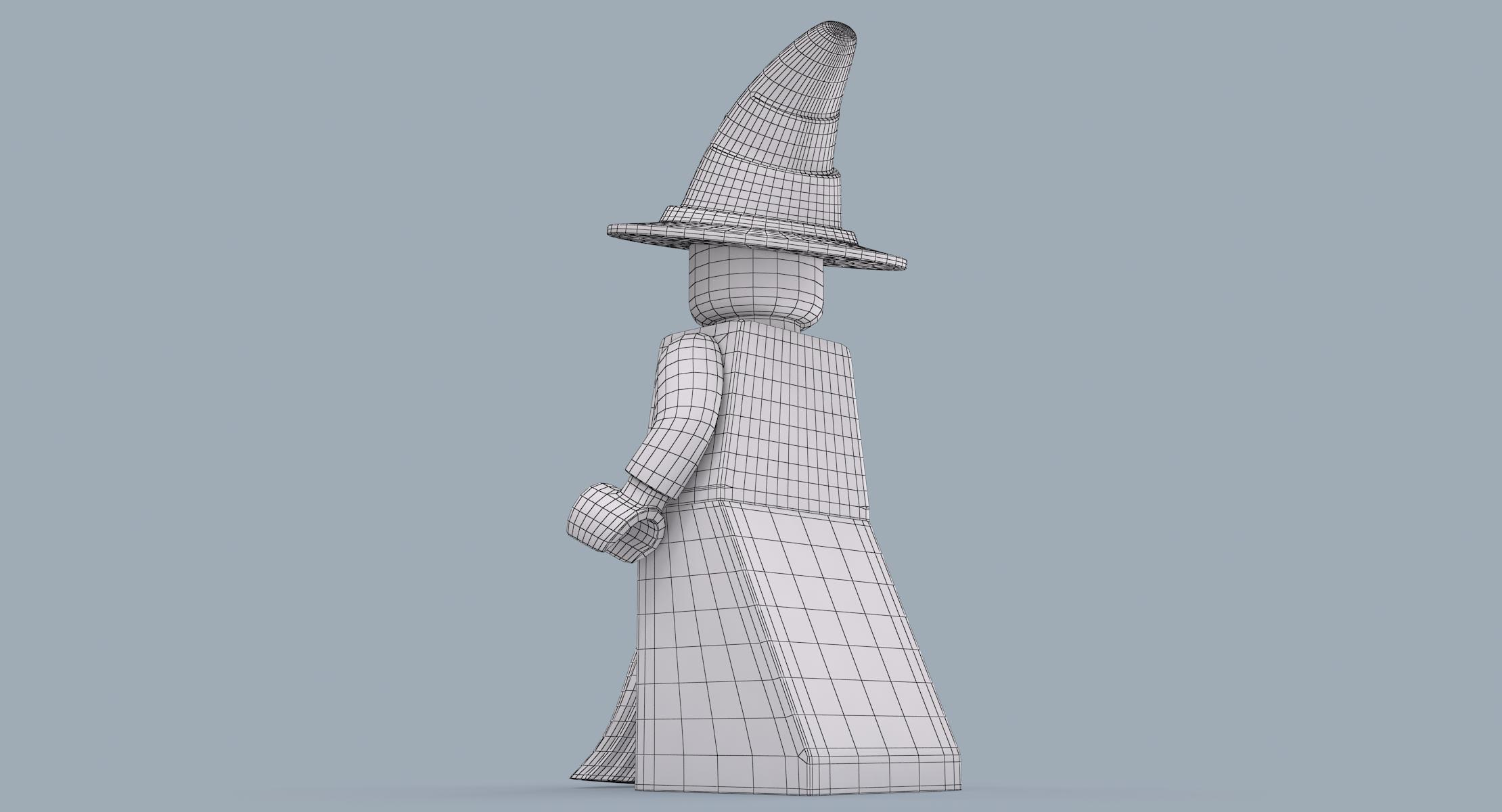 Lego witch minifigure 3D model - TurboSquid 1283058