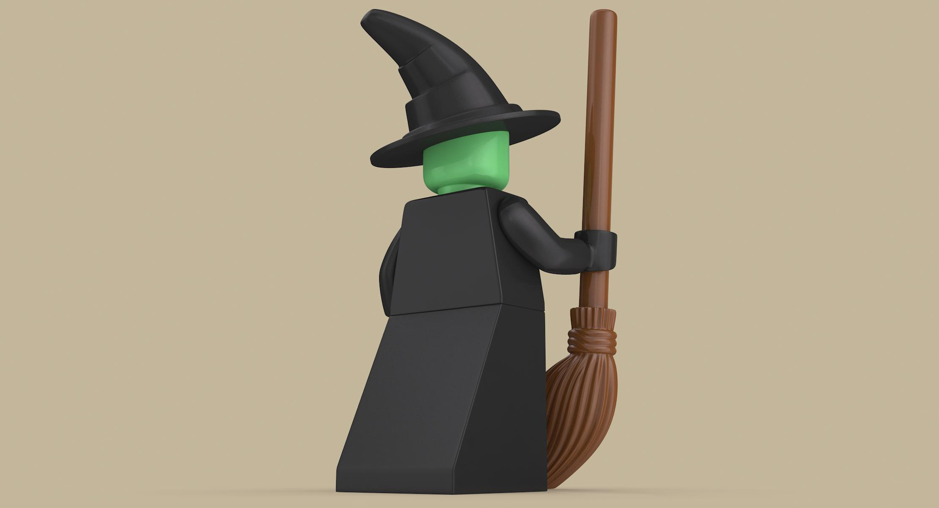 Lego witch minifigure 3D model - TurboSquid 1283058