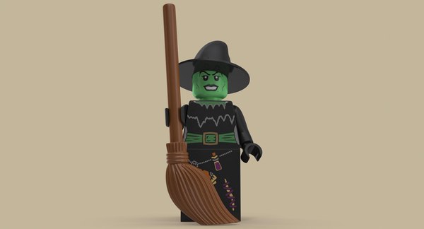 Lego witch minifigure 3D model - TurboSquid 1283058