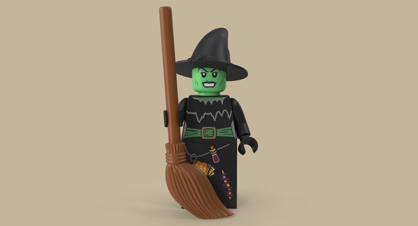 Lego witch minifigure 3D model - TurboSquid 1283058